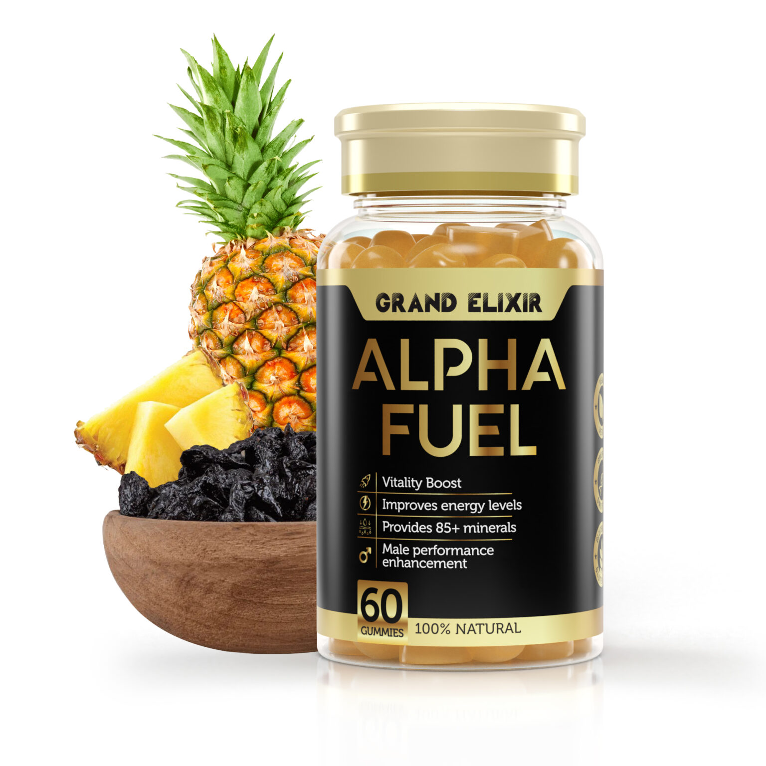 Alpha Fuel Shilajit Gummies - Grand Elixirs